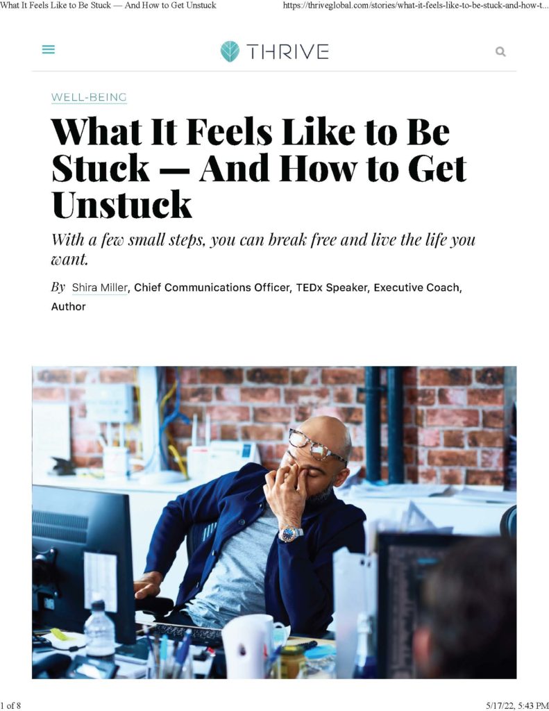 What It Feels Like to Be Stuck — And How to Get Unstuck - Shira Miller